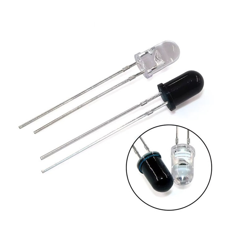 LED / Infrarrojo Emisor + Receptor | 10 Pack | 940nm | 5mm | CE-LED-39 ...
