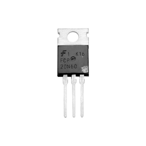 Transistor / MOSFET FCP20N60 | 2 Pack | 600V / 20A | Canal-N | TO-220 ...